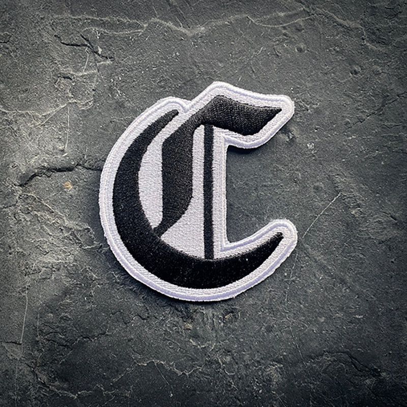 C alphabet patch, the letter "C" Old English - PATCH – TORVENIUS