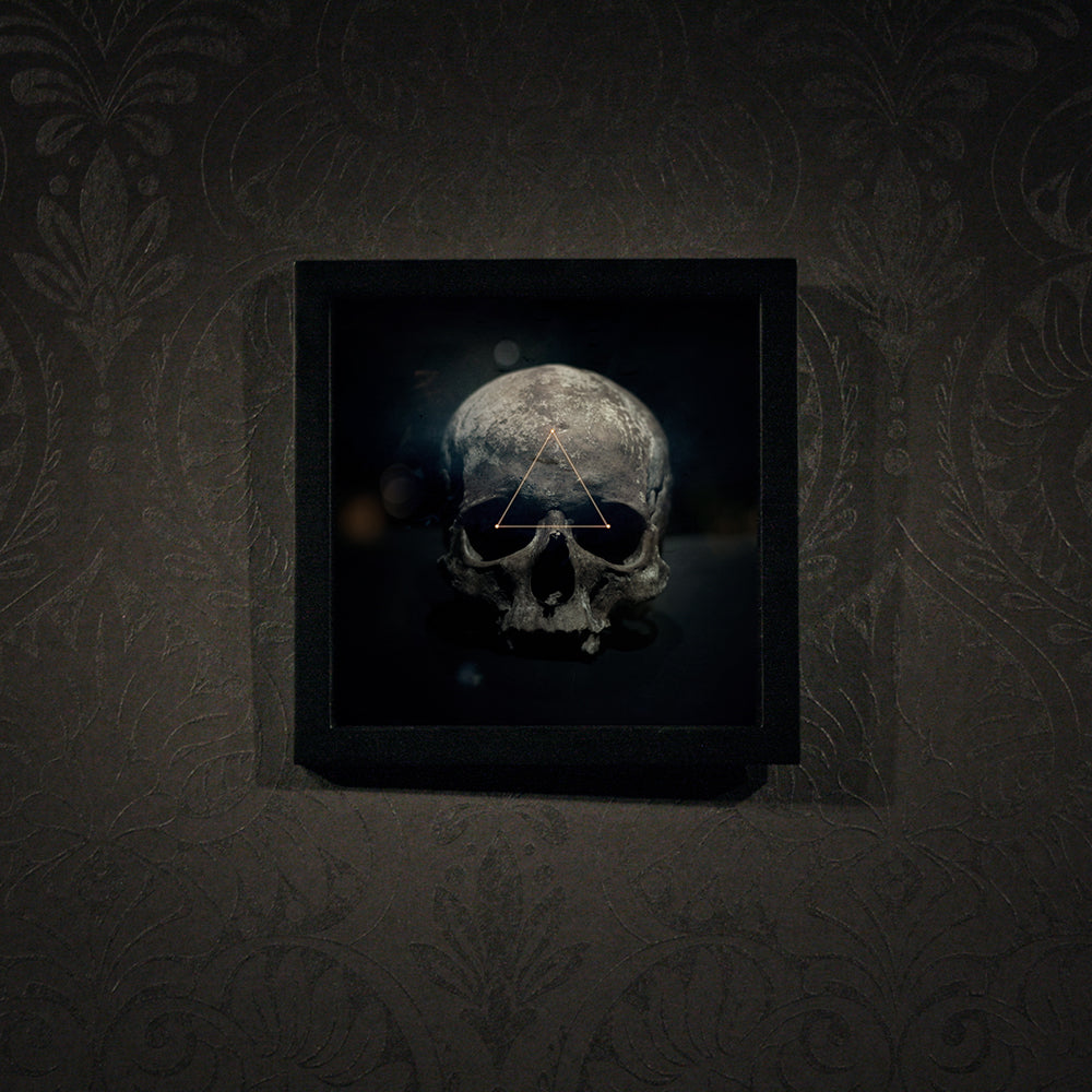 Third eye triangle skull - Square framed poster – TORVENIUS