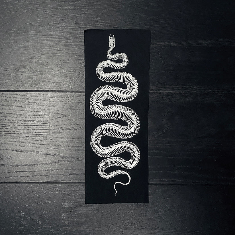 Snake skeleton backpatch - BACK PATCH – TORVENIUS