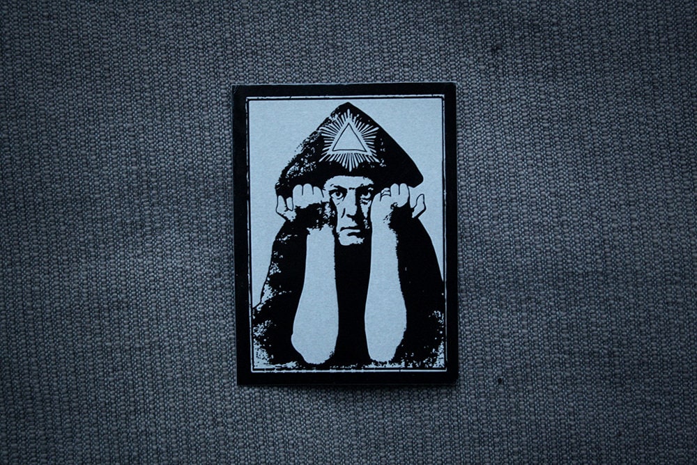 Aleister Crowley, the great beast, 666 - vinyl STICKER – TORVENIUS