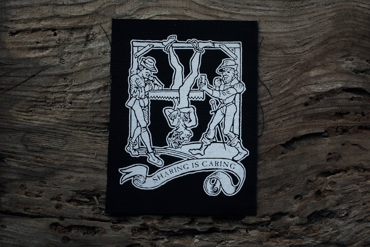 Sharing is caring - screen printed PATCH – TORVENIUS