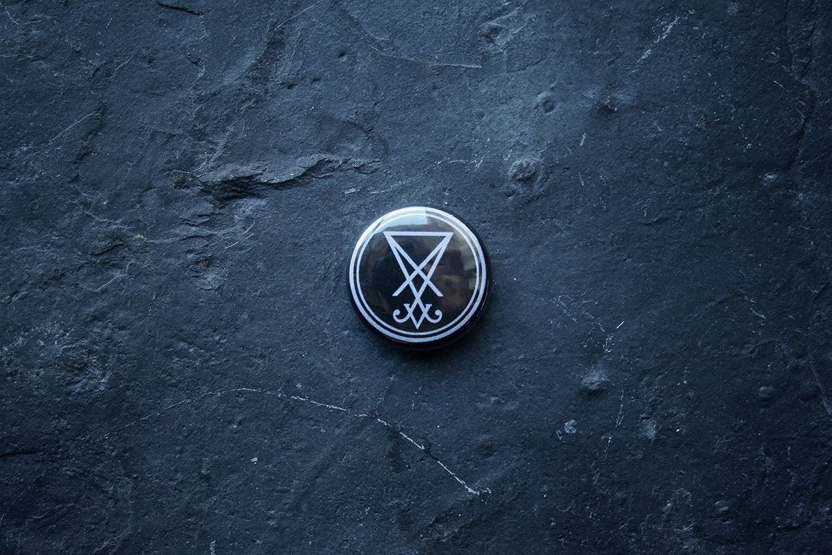 Seal of Lucifer, lucifer Sigil - 25 mm badge / button – TORVENIUS