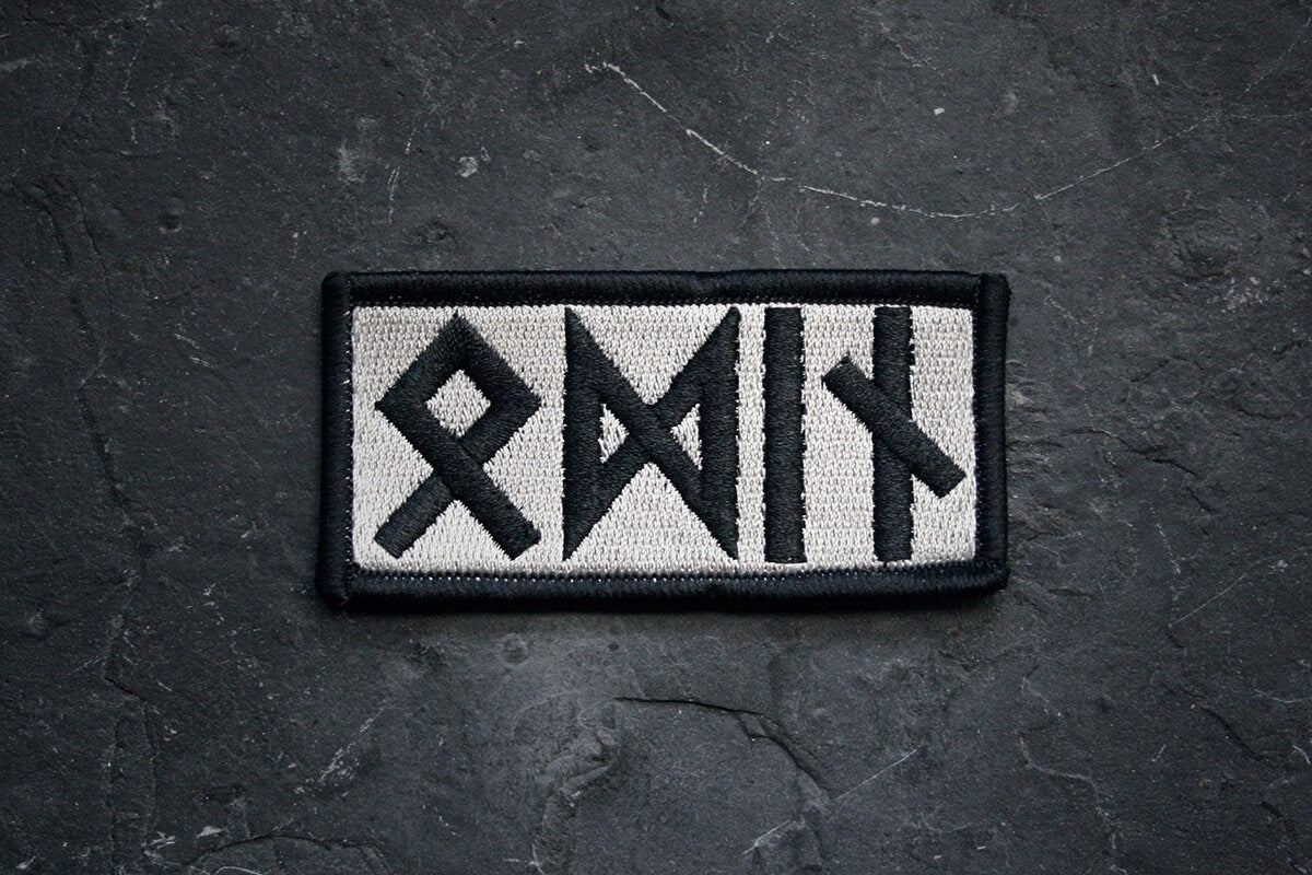 Odin, Odem, Wotan, runes, white edition - PATCH – TORVENIUS