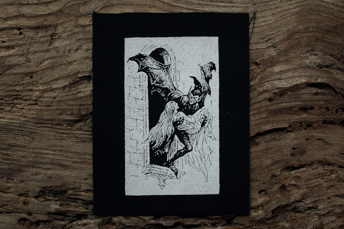 Goblin devil and the maiden - screen printed PATCH – TORVENIUS