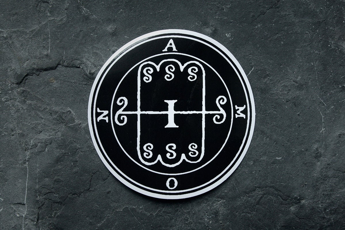 AMON seal, Goetia demon - vinyl STICKER – TORVENIUS