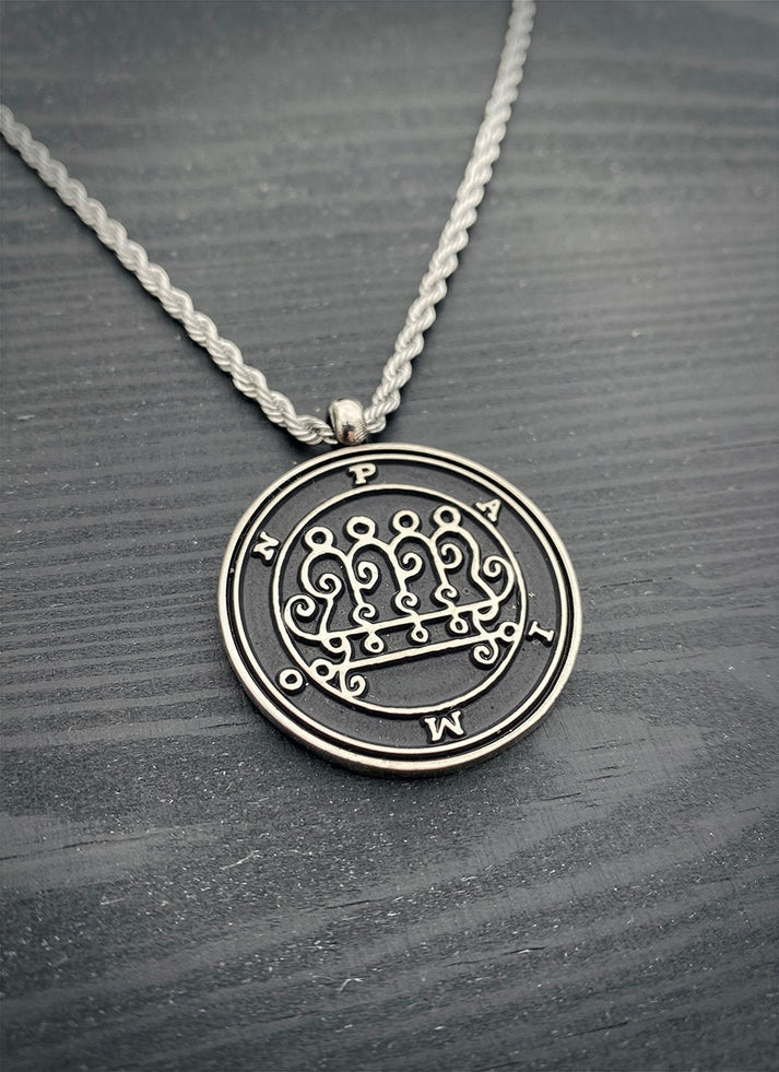 Paimon, demon Ars Goetia, demon sigil, Paimoin seal - NECKLACE – TORVENIUS