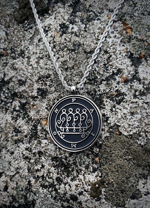 Paimon, demon Ars Goetia, demon sigil, Paimoin seal - NECKLACE – TORVENIUS