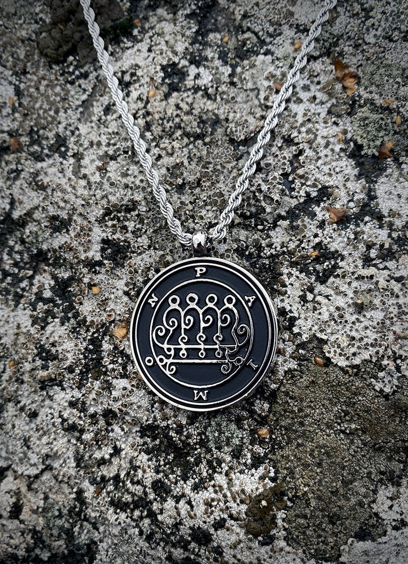 Paimon, demon Ars Goetia, demon sigil, Paimoin seal - NECKLACE – TORVENIUS