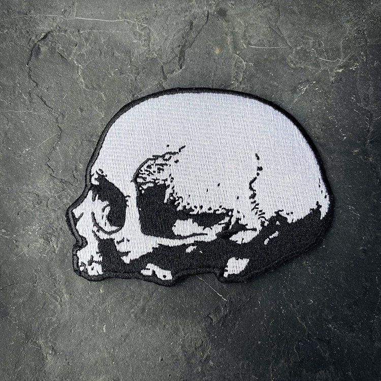 Skull sideview, shaped version - PATCH – TORVENIUS