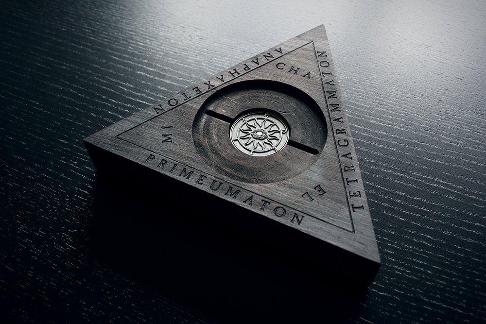 Ars Goetia, demon seals / sigils coins, wooden altar piece - COIN SET ...