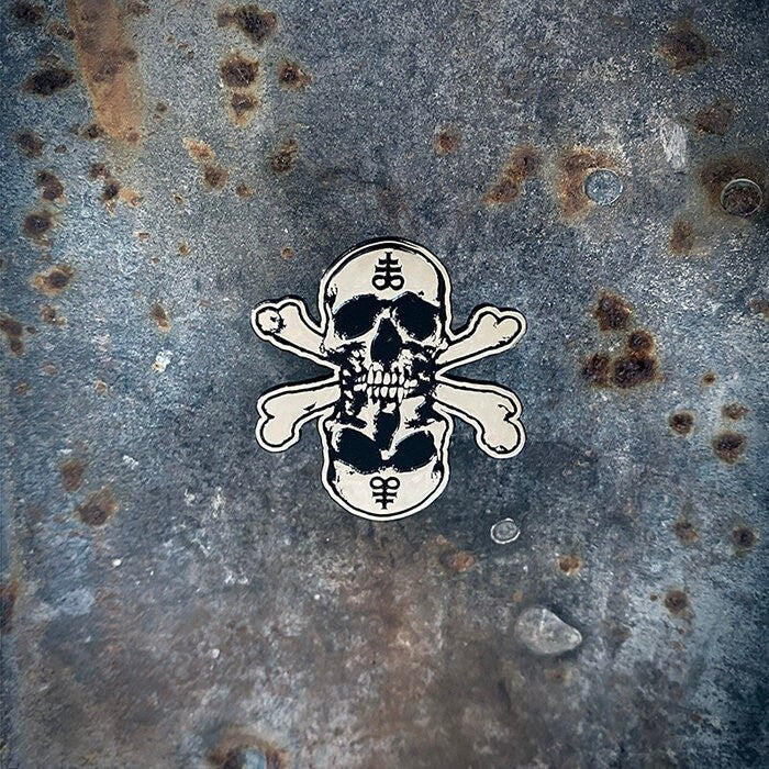 Double skull, crossed bones, Leviathan cross - PIN – TORVENIUS
