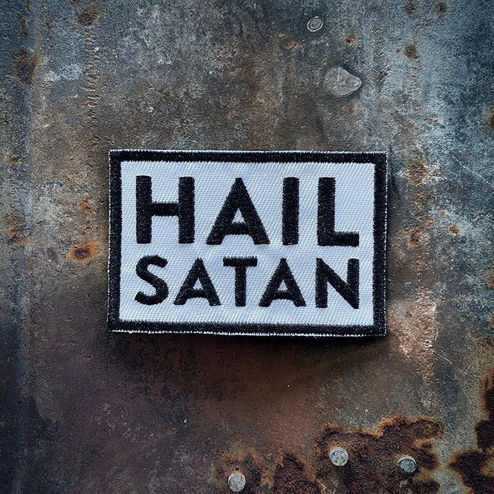 Hail Satan, embroidery version - PATCH – TORVENIUS